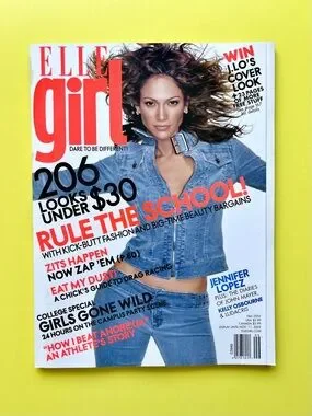 Elle | Other | Vintage Y2k Fall 202 Elle Girl Magazine Jennifer Lopez ...